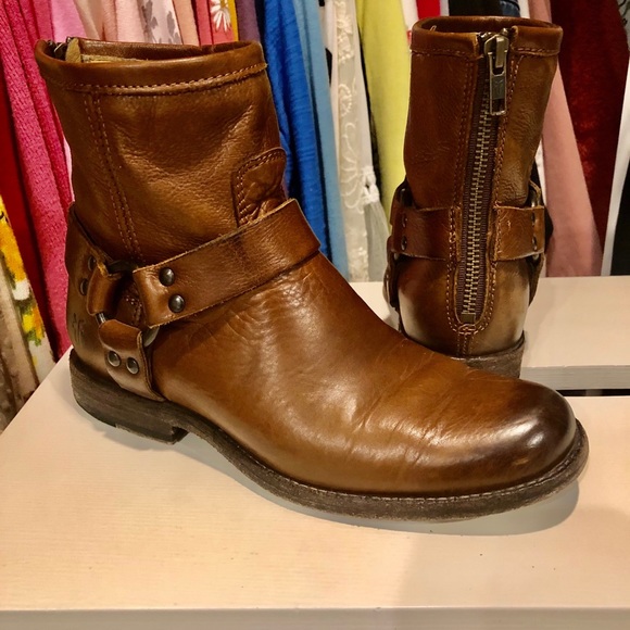 Frye | Shoes | Frye Harness Low Boots | Poshmark